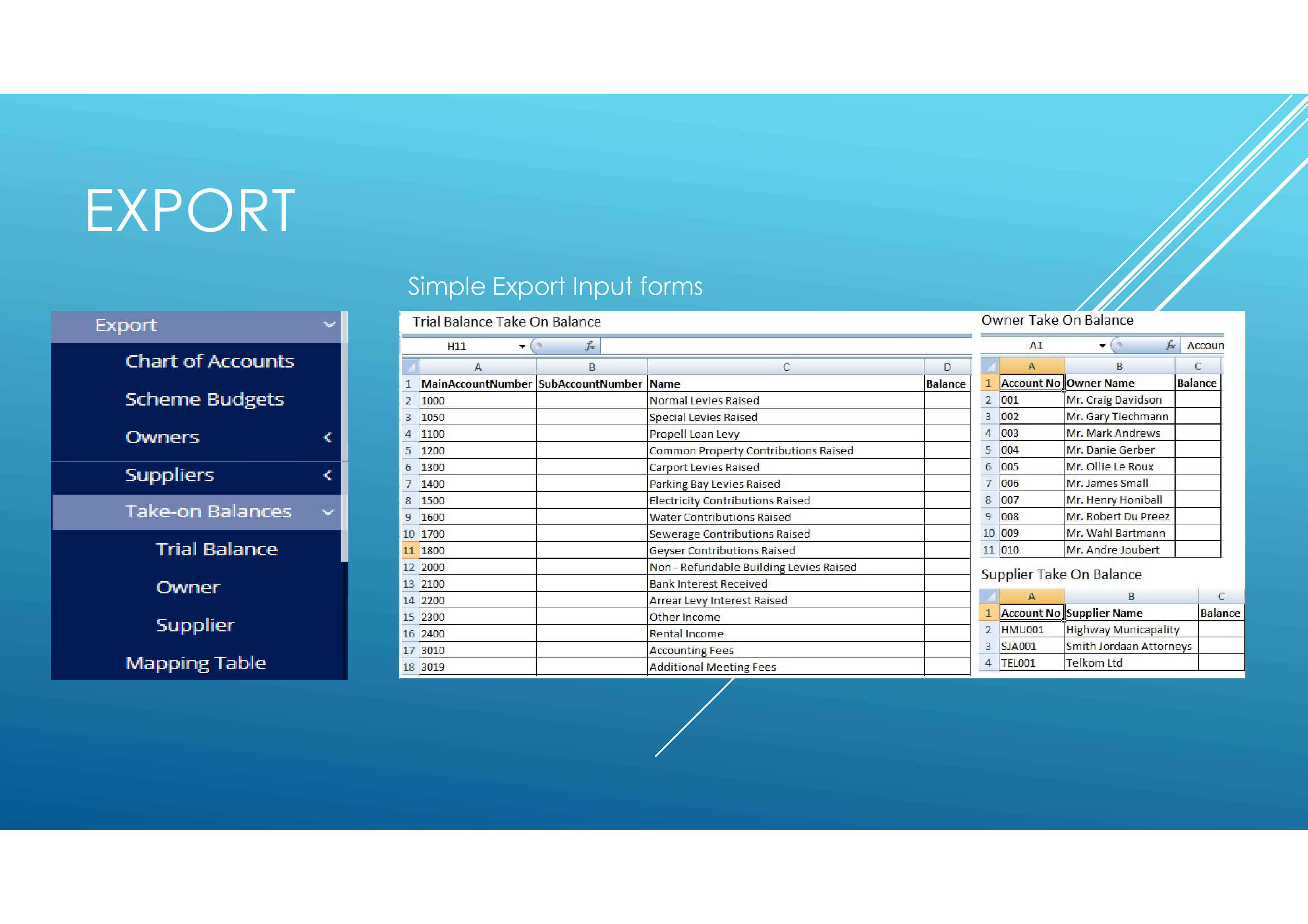 BCMTrac | Take On - Import Functions